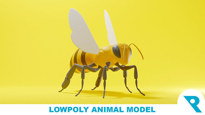 3D model Bee Base Mesh VR / AR / low-poly | CGTrader