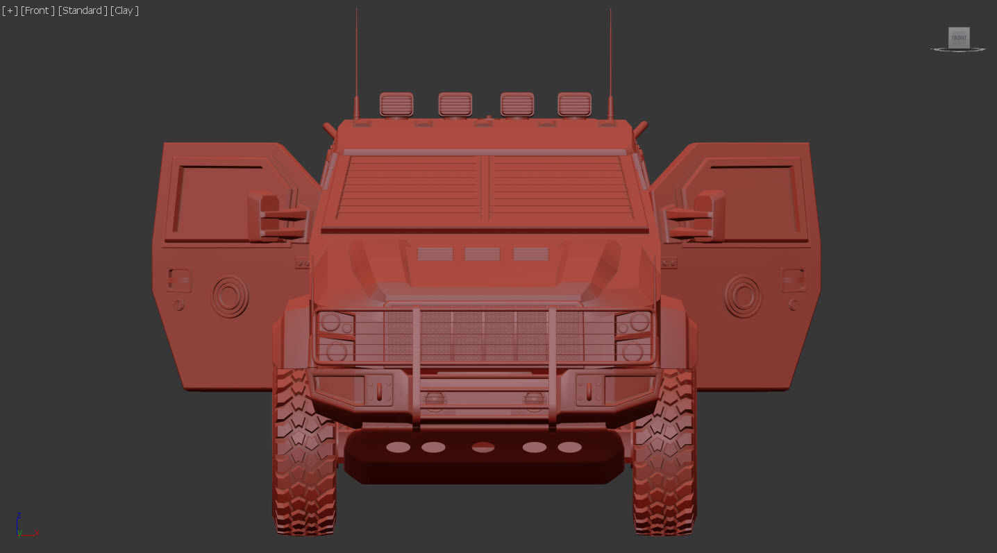 Armored van 3D model | CGTrader