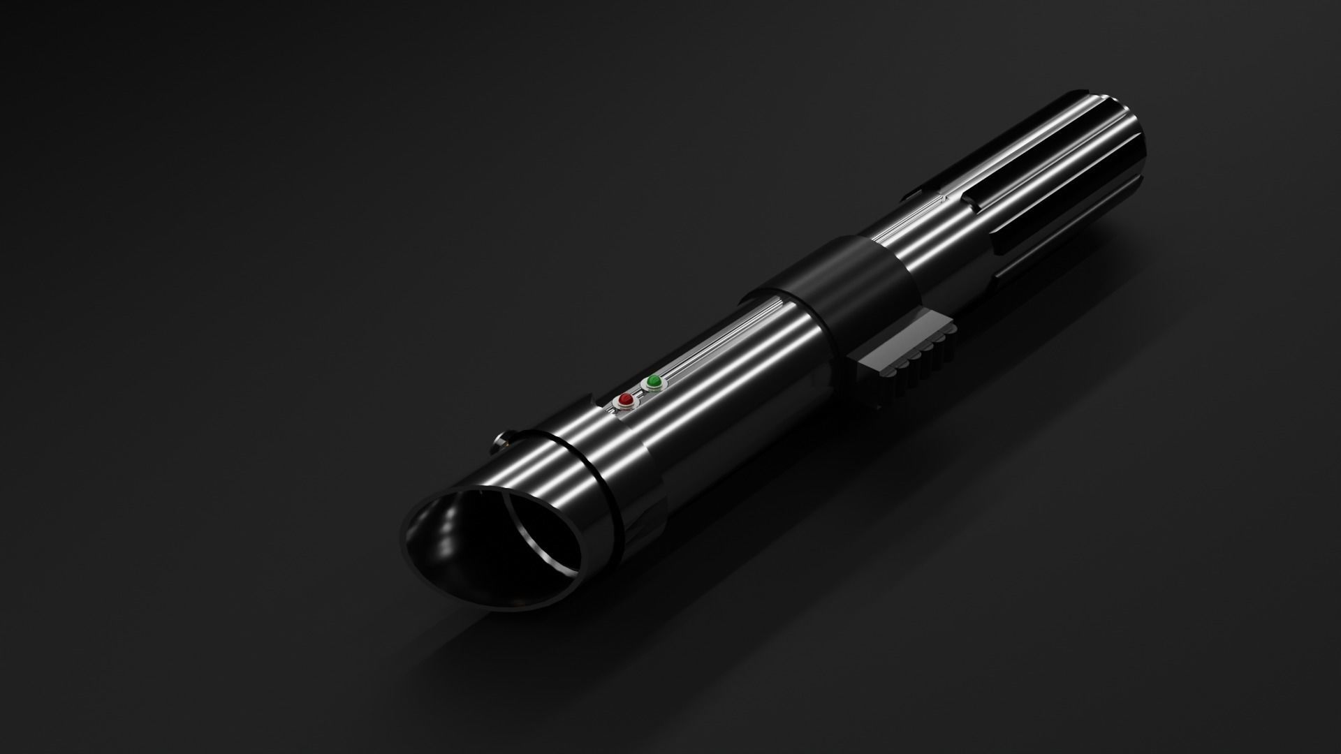 Anakin Skywalkers first lightsaber free 3D model | CGTrader