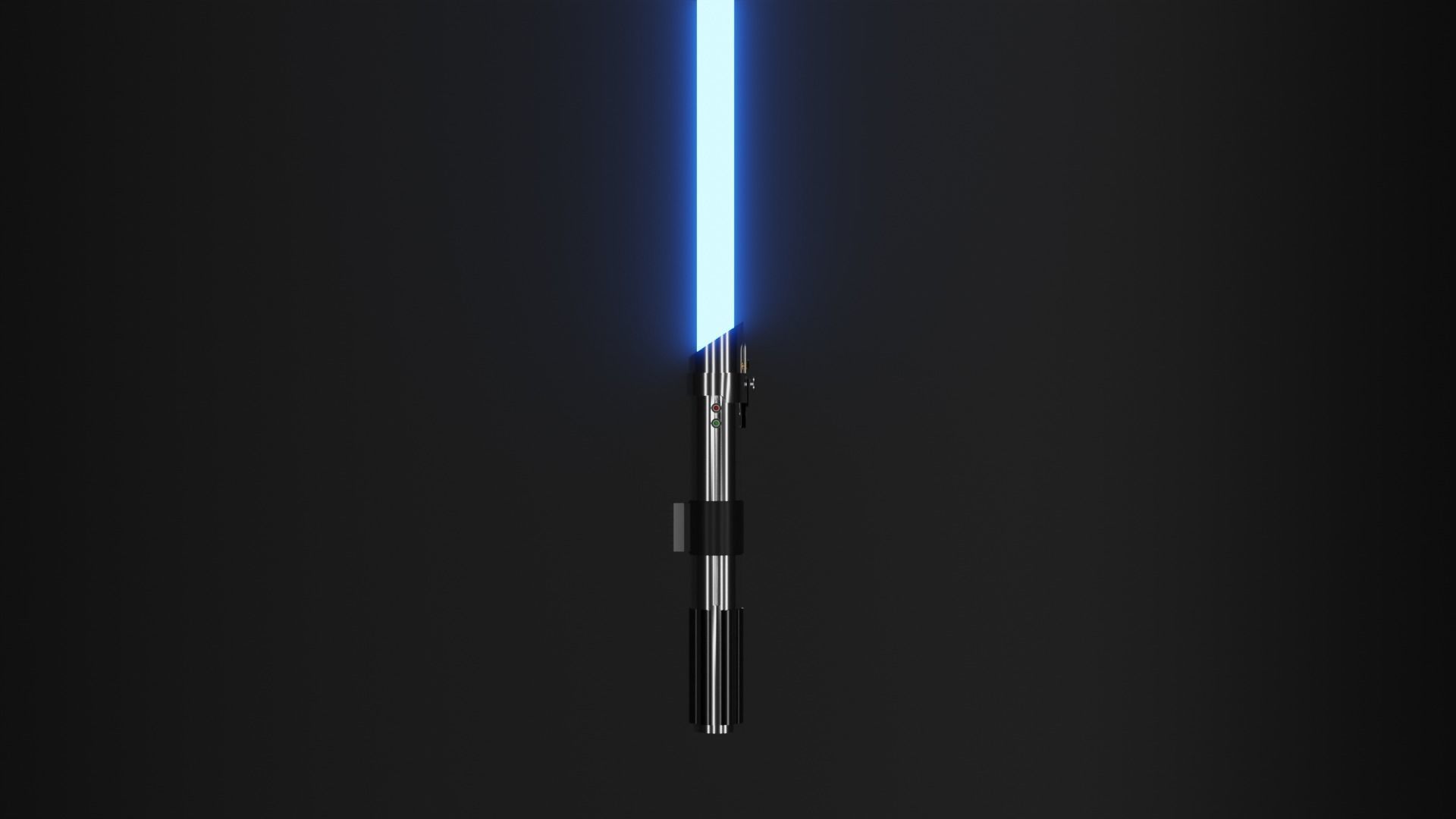 Anakin Skywalkers first lightsaber free 3D model | CGTrader