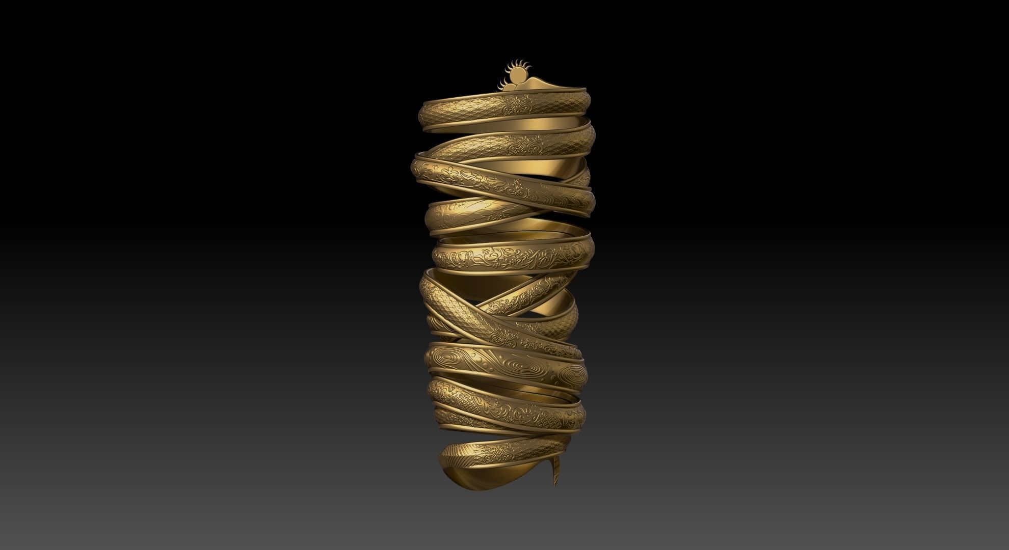 Forspoken Cuff 3D model 3D printable | CGTrader
