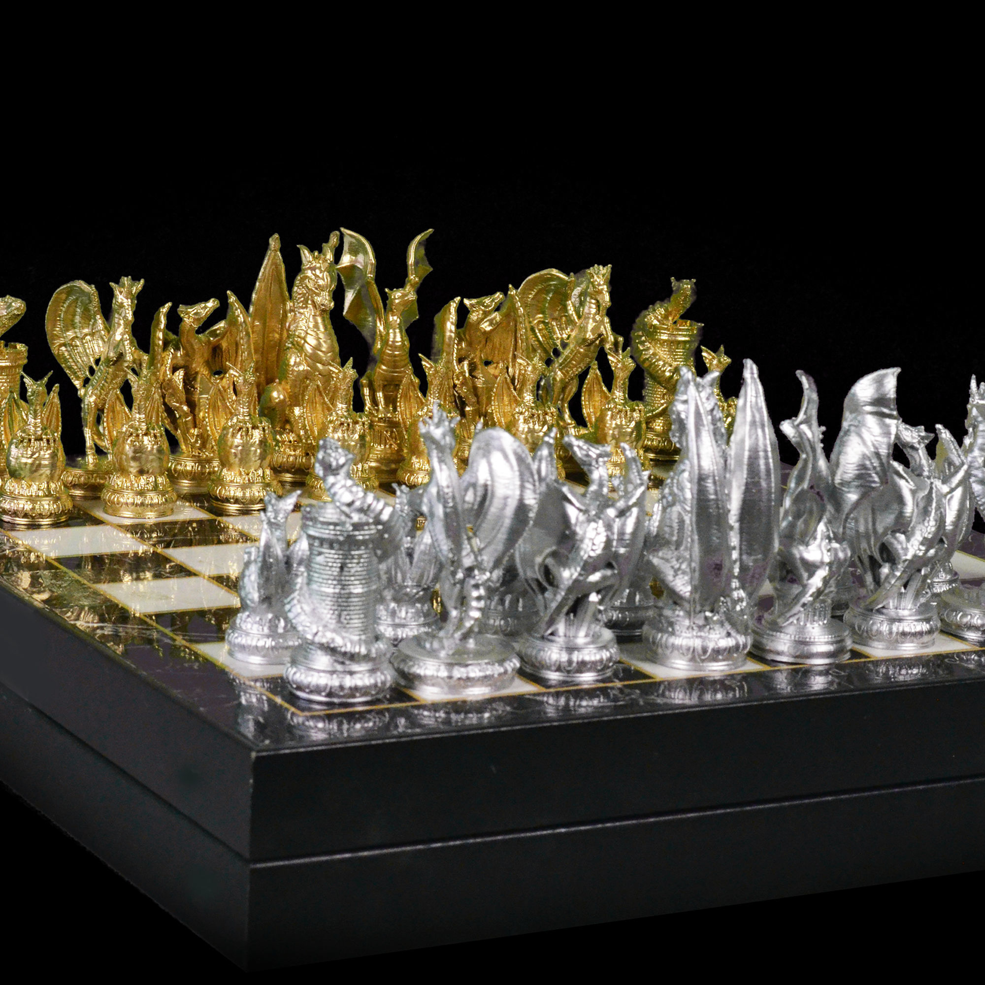 Dragon Chess Game 6 Different Pieces - Dragon Chess Game 3D model 3D ...