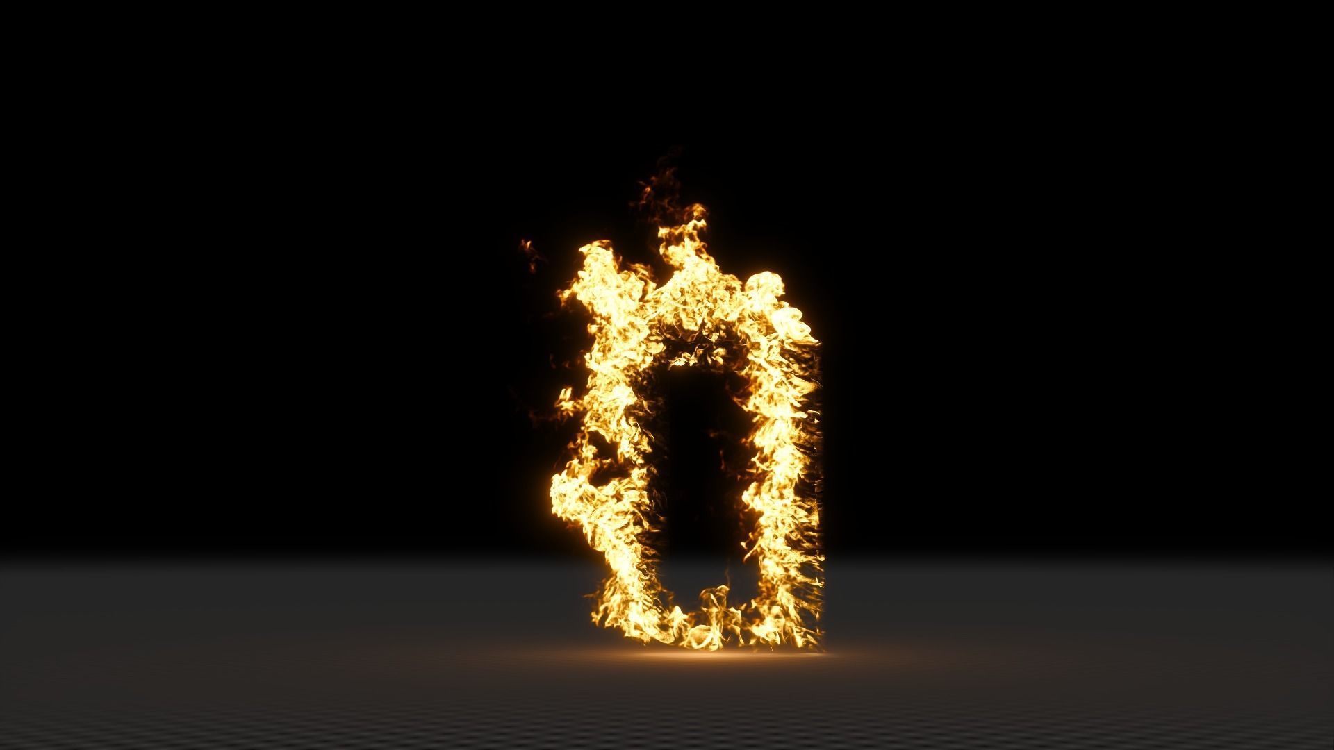 3D Fire Collection door on 3D model animated | CGTrader