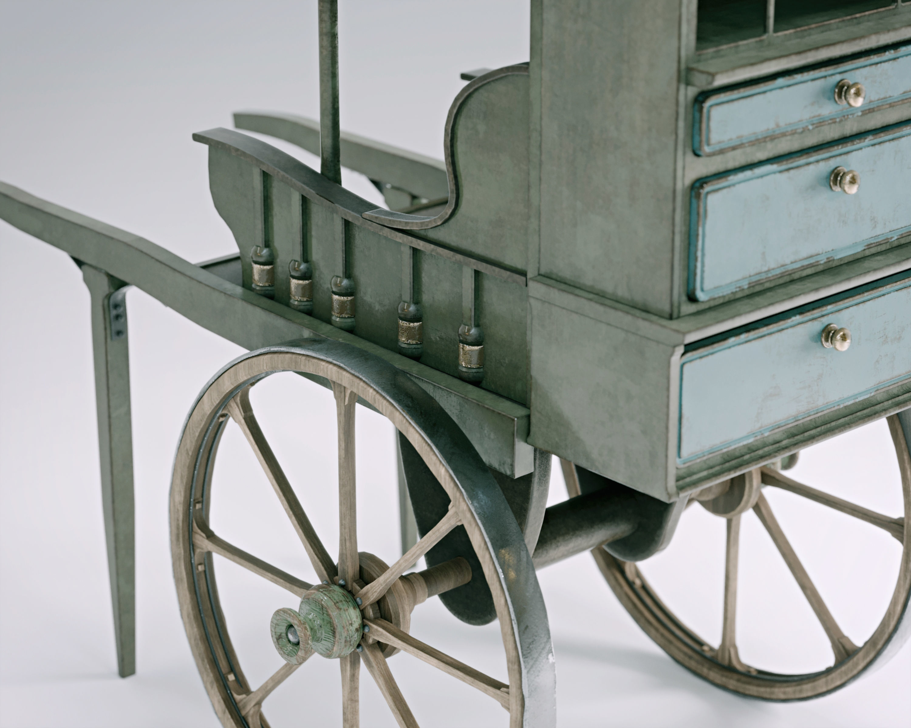 Fantasy Cart 3D model | CGTrader