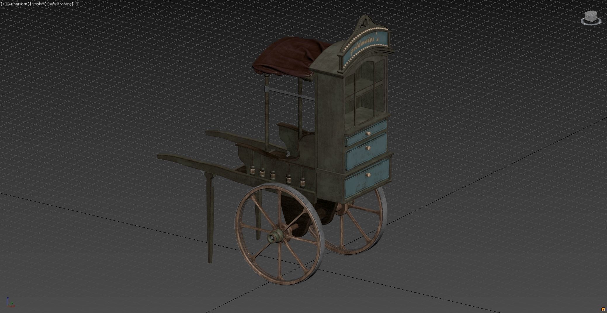 Fantasy Cart 3D model | CGTrader