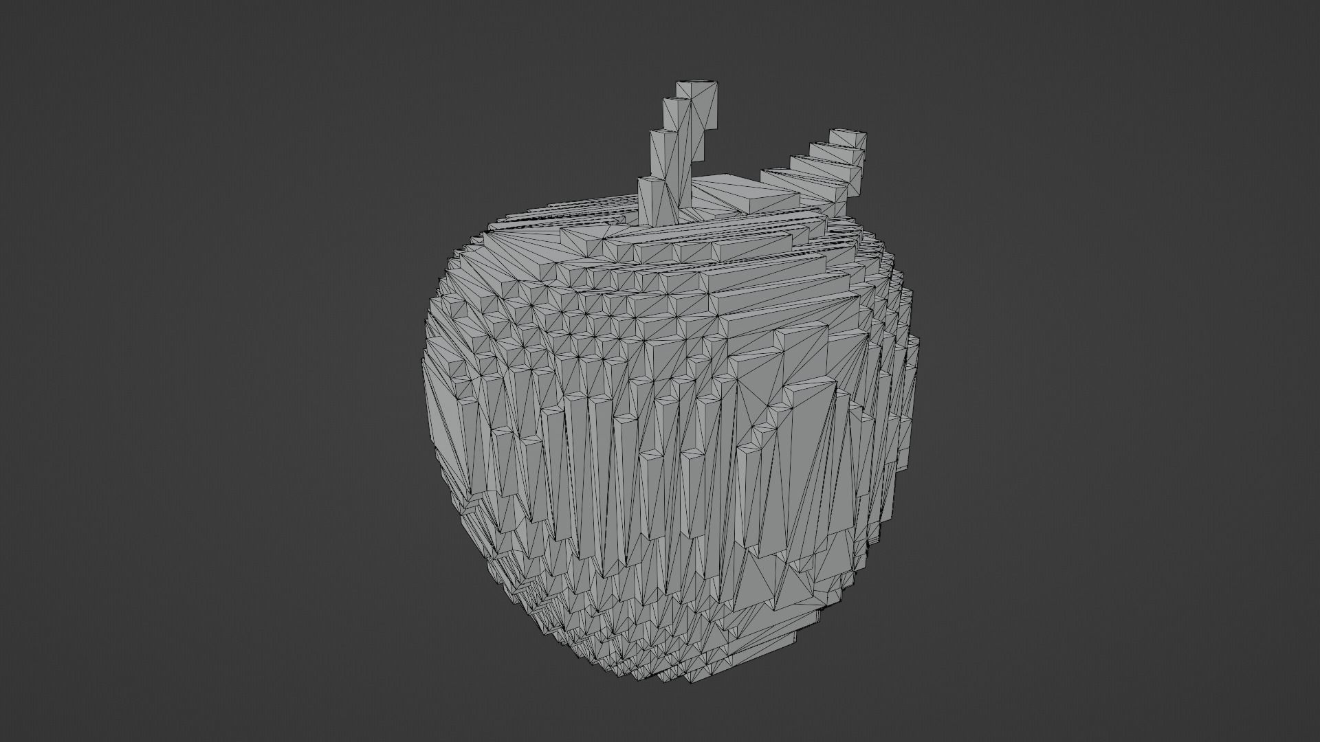 3D model Voxel Apple VR / AR / low-poly | CGTrader