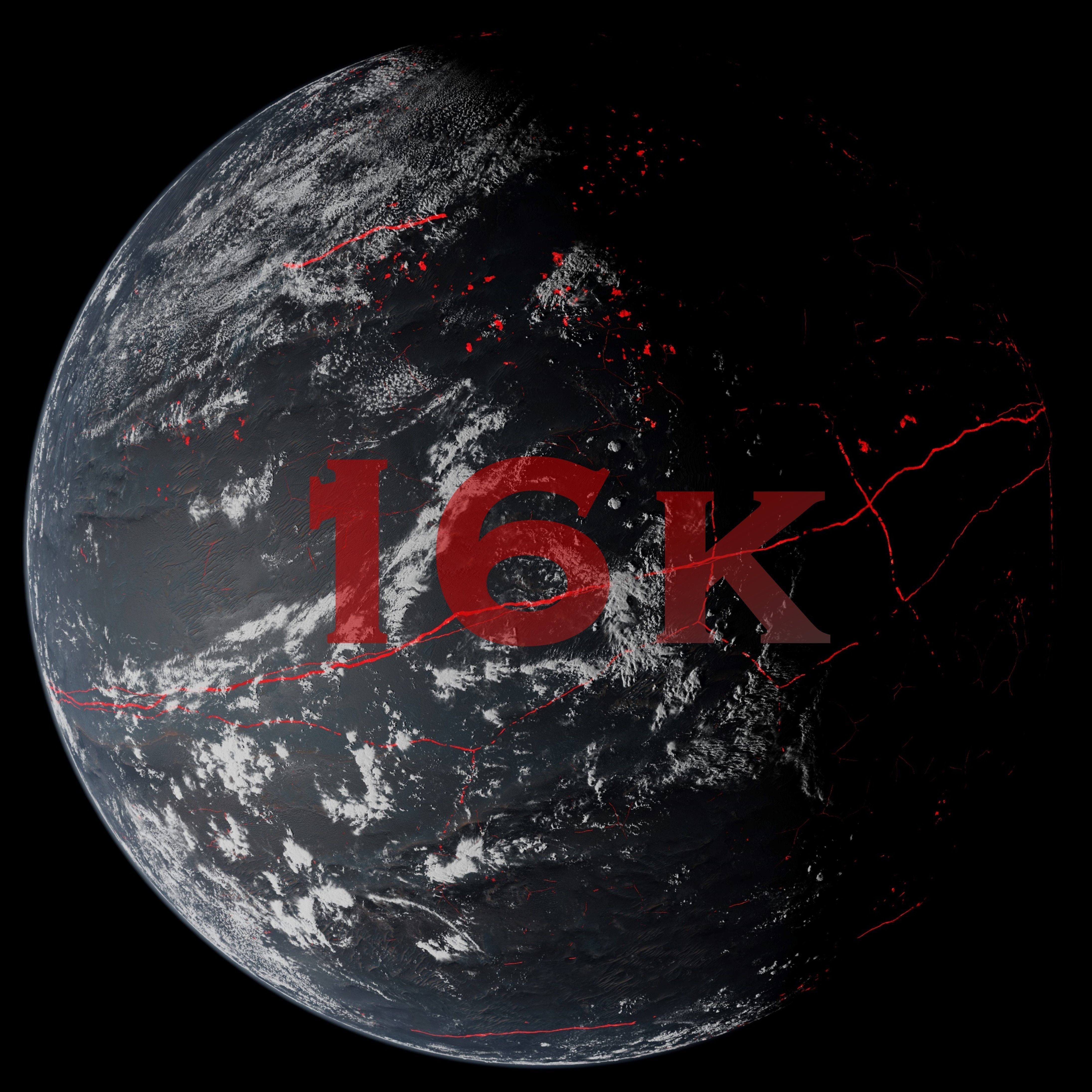 Volcanic Planet 06 - 16k 3D model | CGTrader