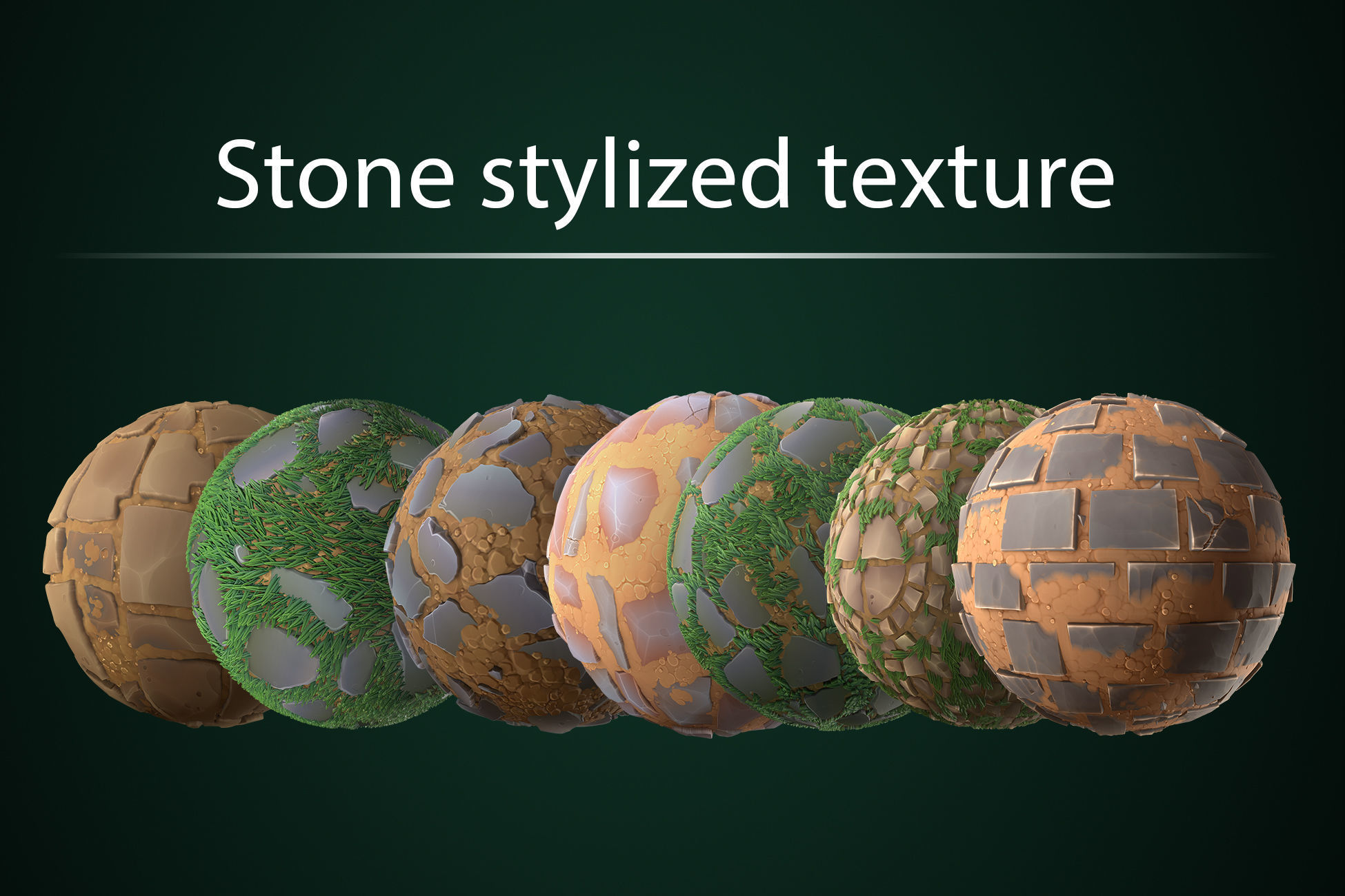 Texture Stone stylized texture VR / AR / low-poly | CGTrader