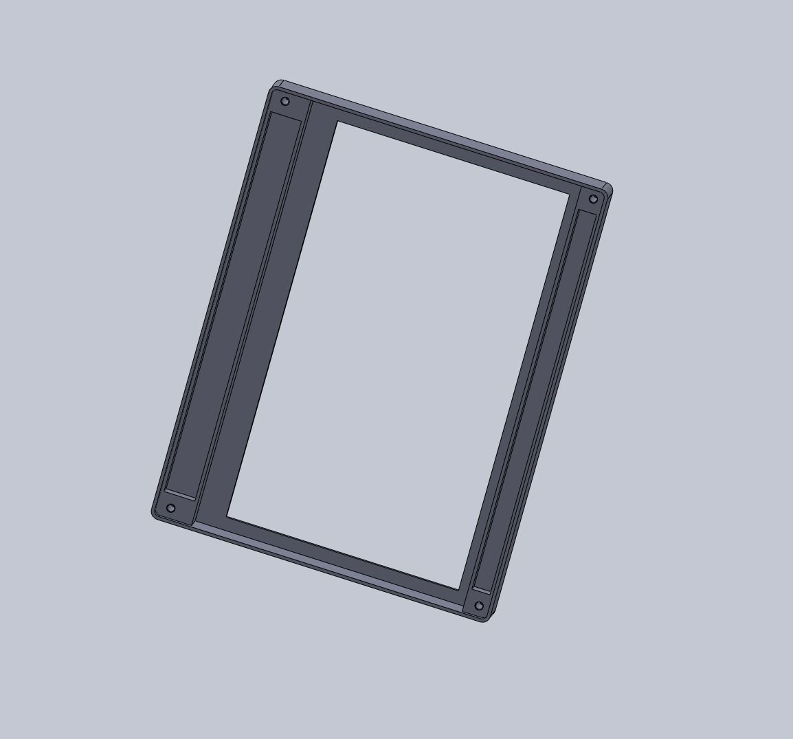 7inch display frame 3D model 3D printable | CGTrader