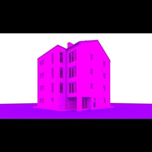 4 floor house plan 3D model | CGTrader