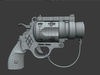 Harley Quinn Cork Pop Gun blender high model 3D model | CGTrader