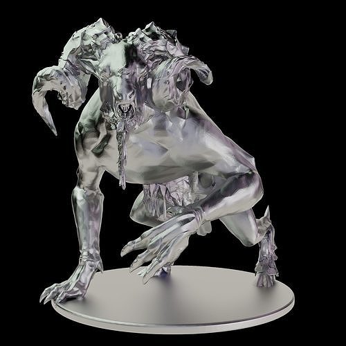 Chort from The Witcher 3 3D model 3D printable | CGTrader