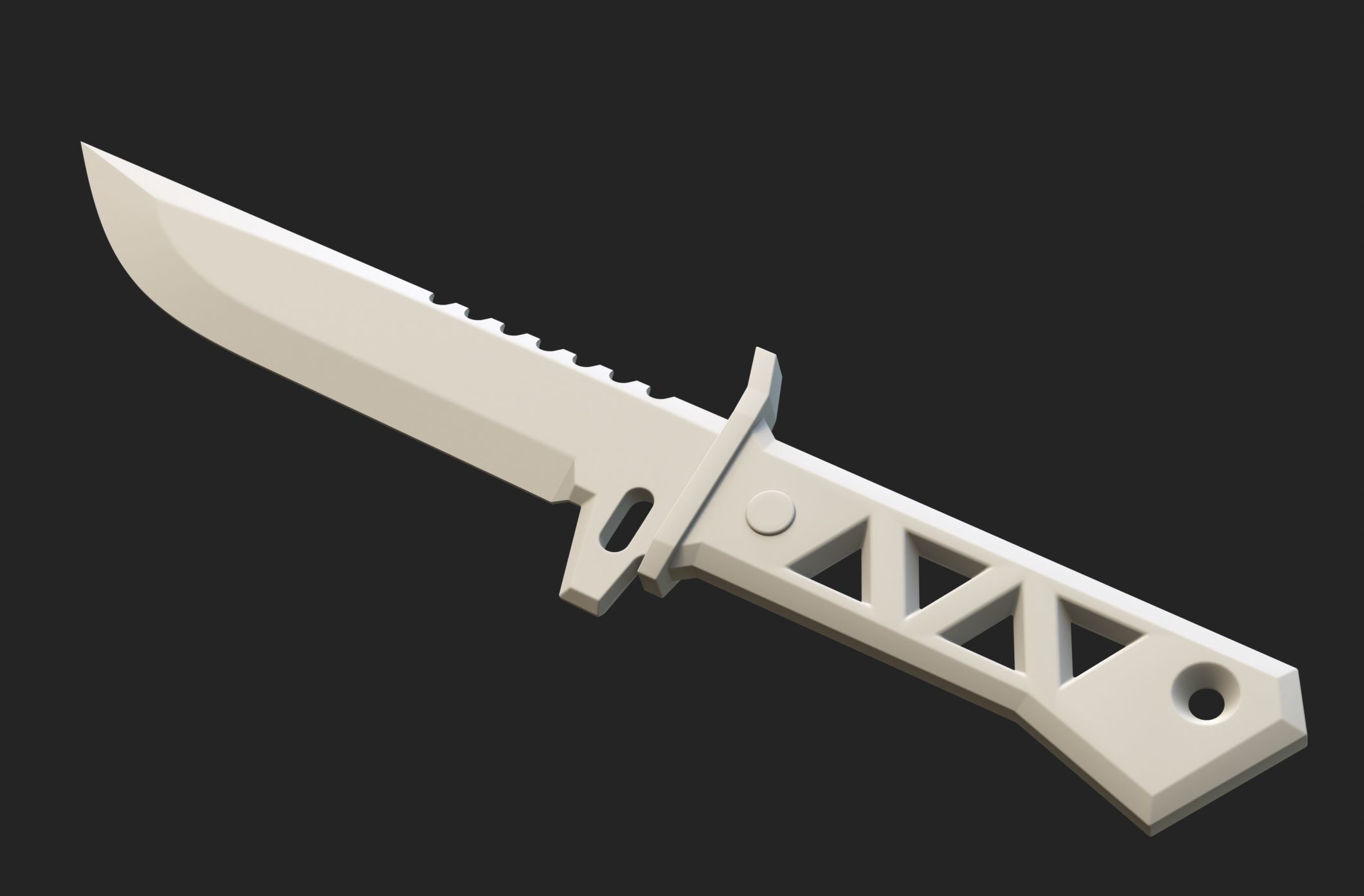 Xenohunter Knife Valorant - cosplay props 3D model 3D printable | CGTrader