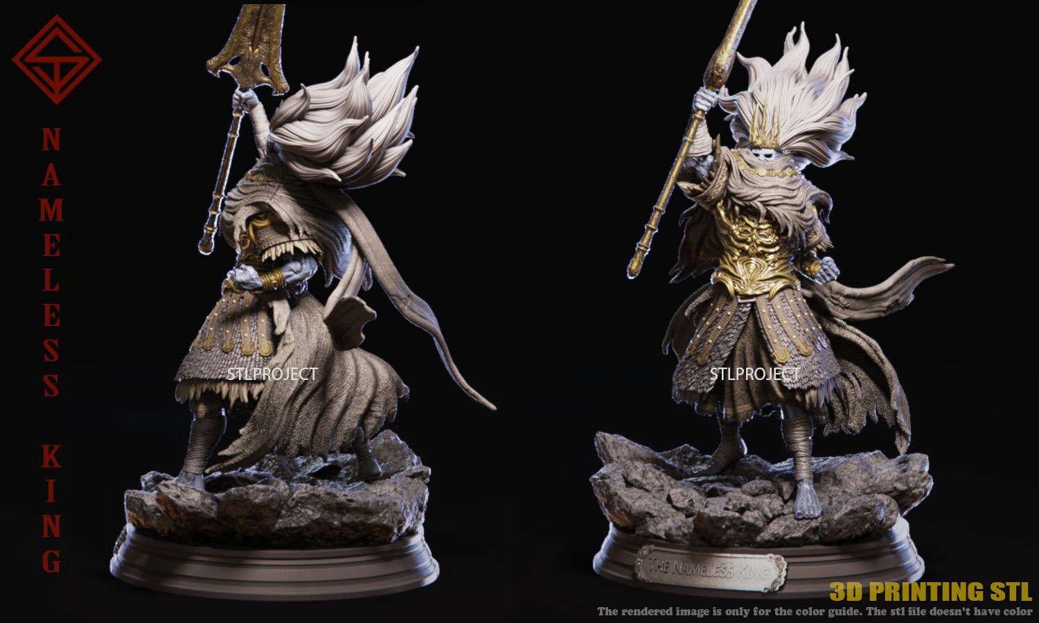 Nameless King 3D model 3D printable | CGTrader