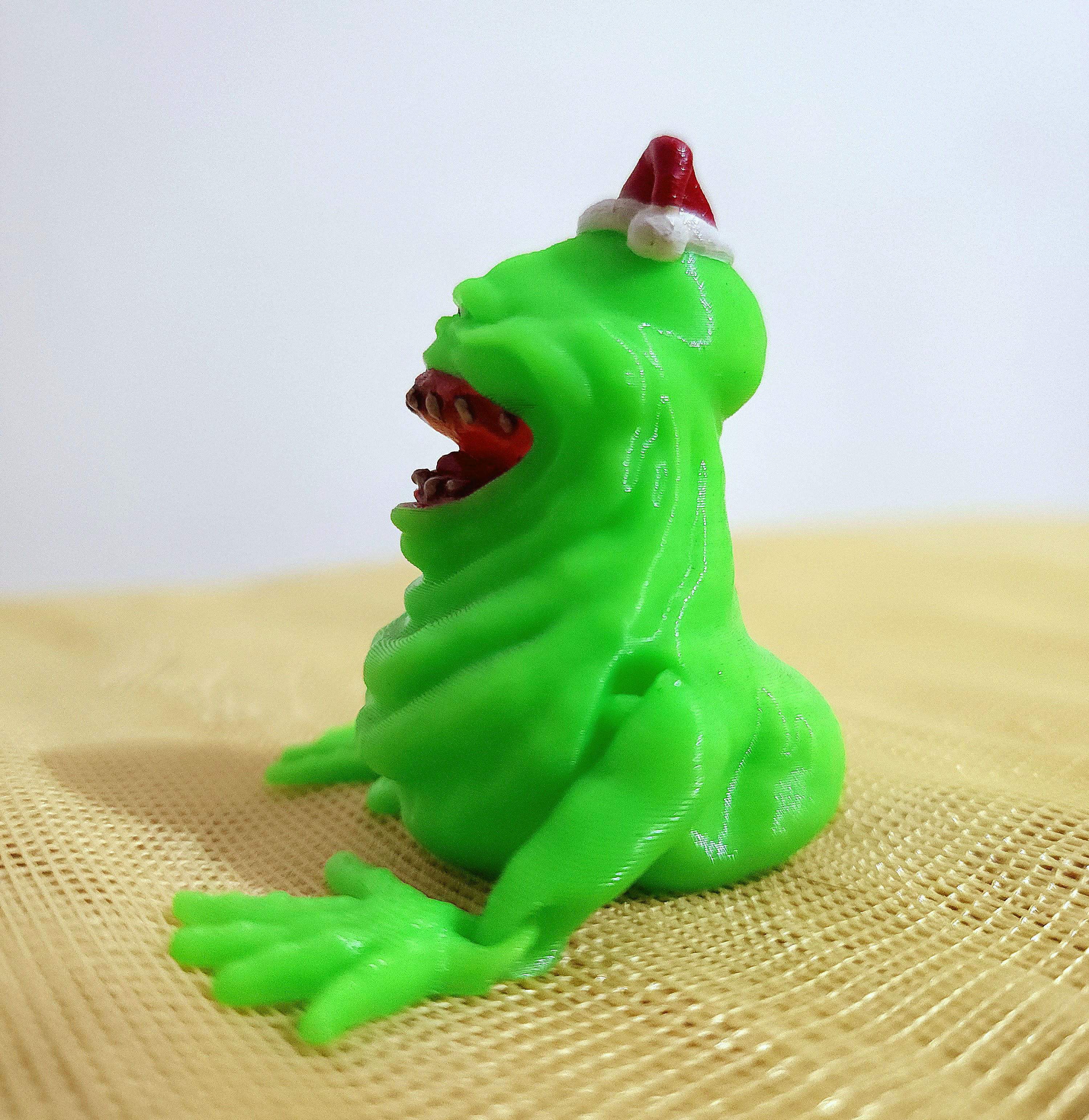 SLIMER CHRISTMAS GHOSTBUSTERS free 3D model 3D printable | CGTrader