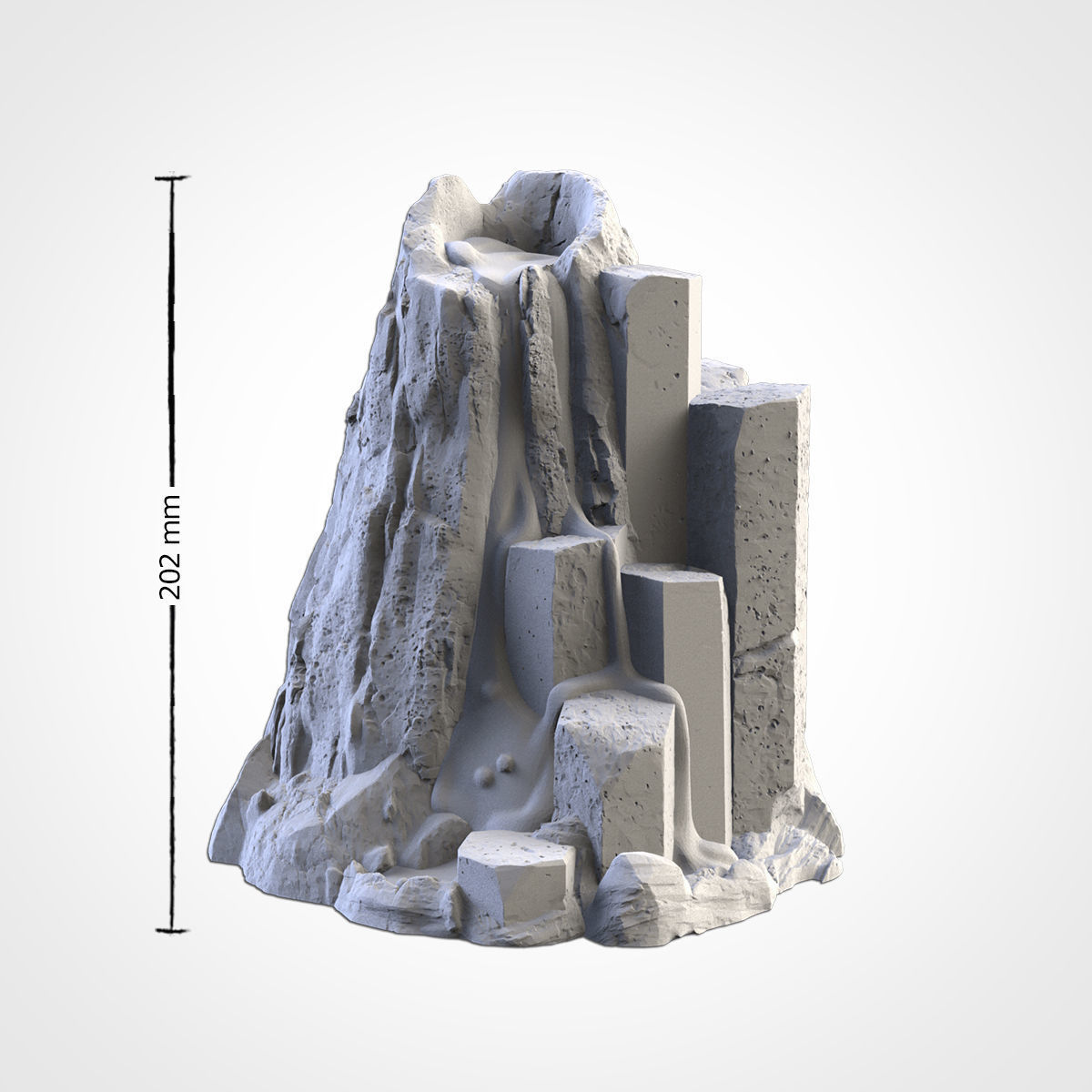 BASALTIC VOLCANOES 3D model 3D printable | CGTrader