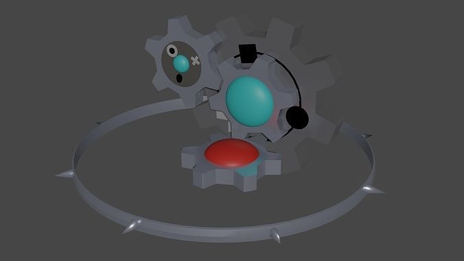 3D model Pokemon Klinklang VR / AR / low-poly | CGTrader
