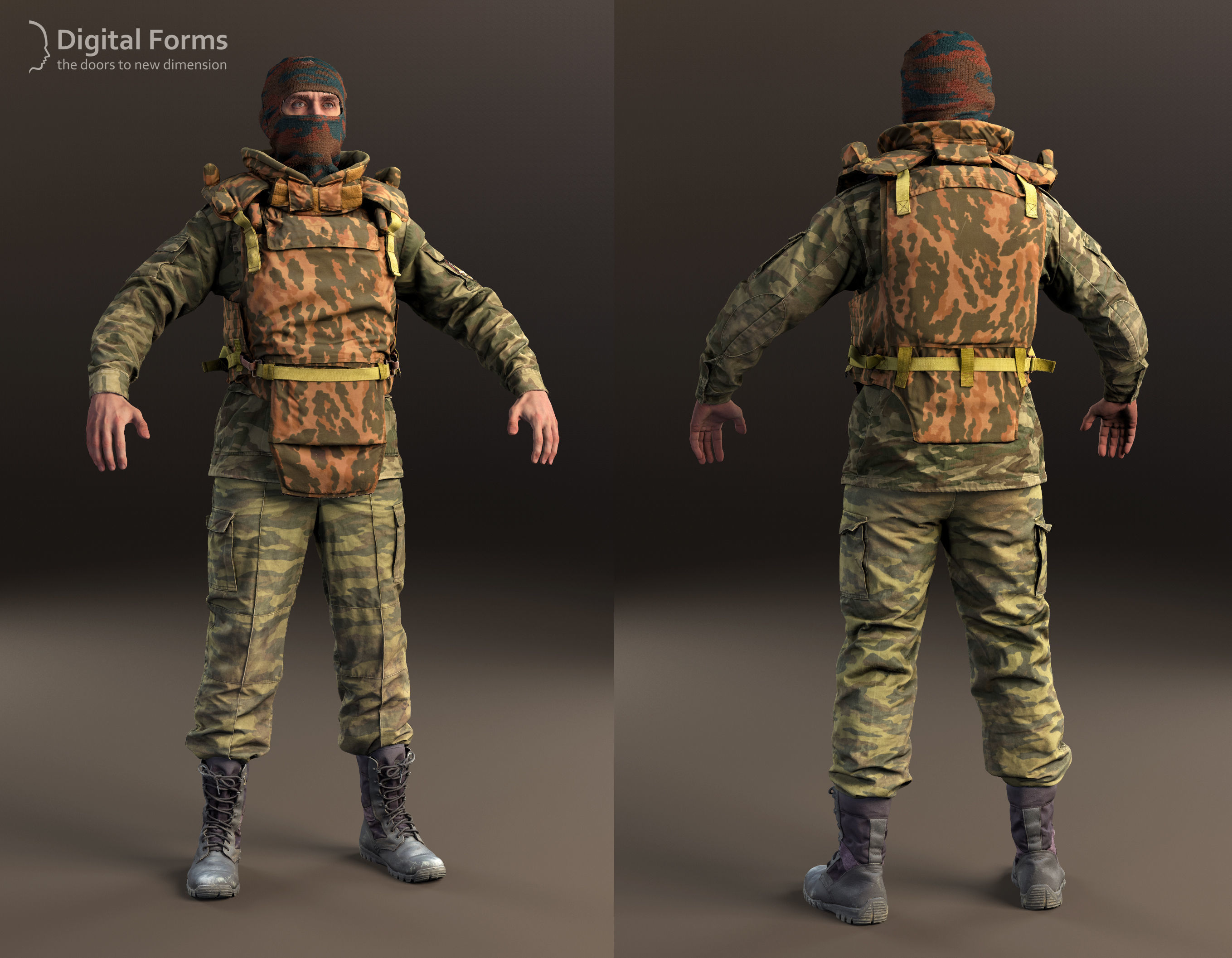 Russian uniform pack 3D model | CGTrader