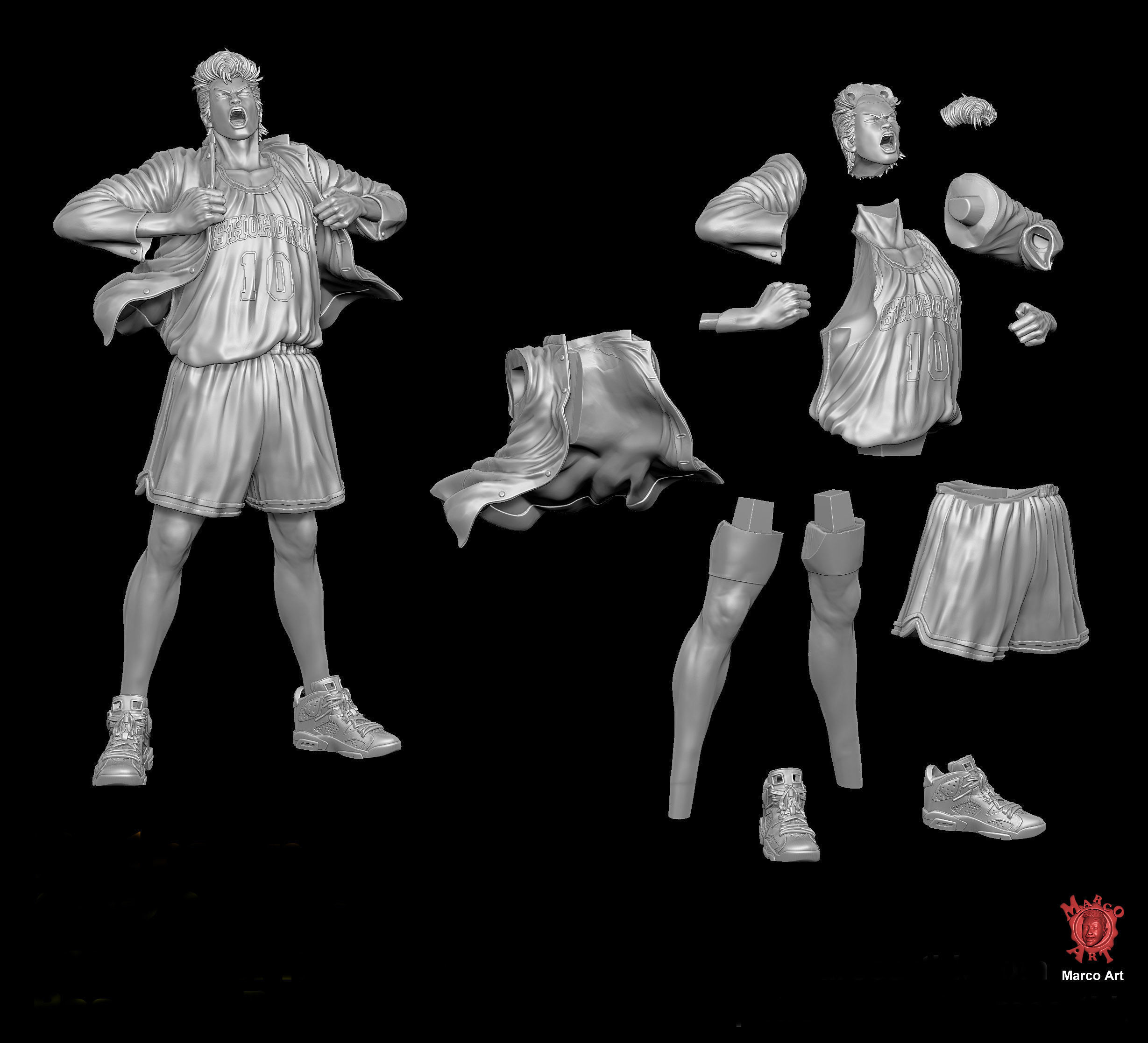 SLAM DUNK 3d stl file 3D model 3D printable | CGTrader