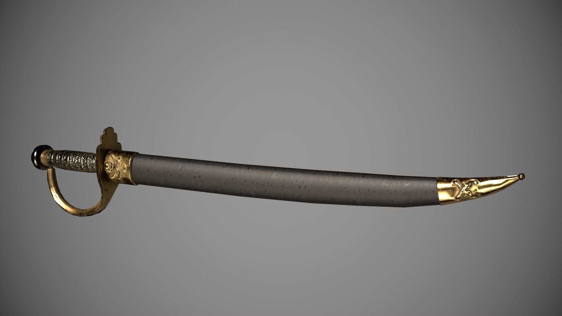 3D model Pirates Sword VR / AR / low-poly | CGTrader