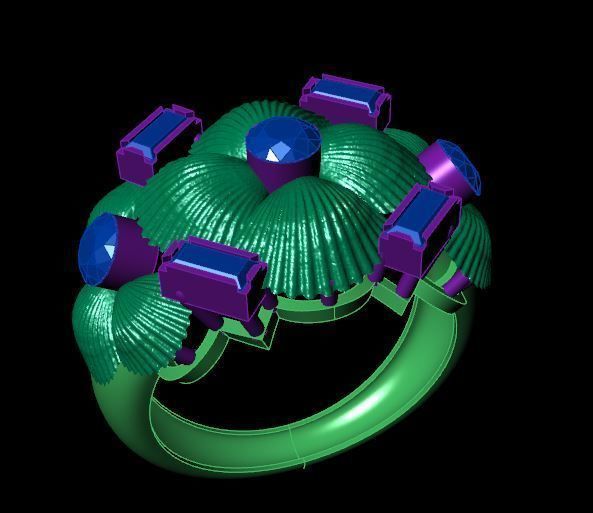 Rings 3D model 3D printable | CGTrader