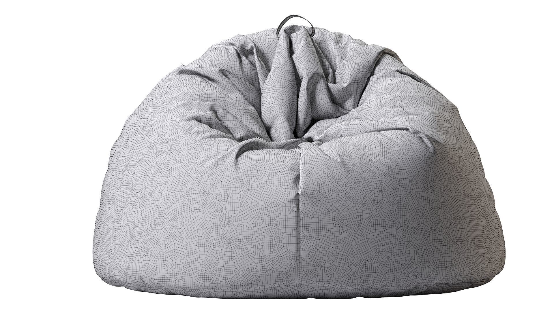 Serax Bean Bag Pouf 3D model | CGTrader