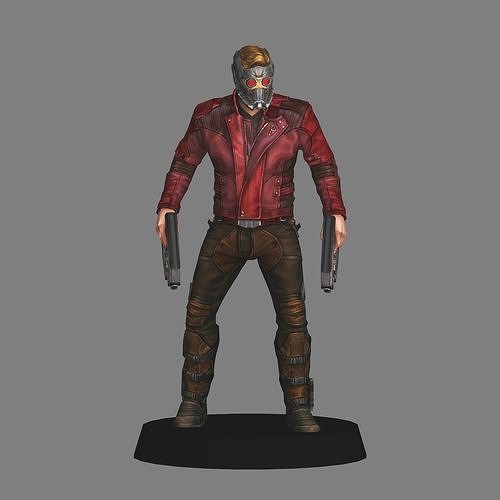 Starlord Avengers Endgame LOW POLY 3D model 3D printable | CGTrader