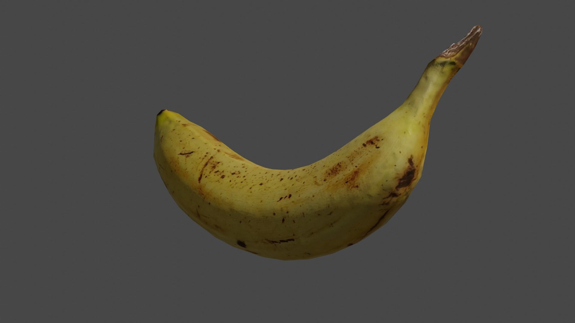 Realistic 4K Low-Poly Banana Scan Asset free VR / AR / low-poly 3D ...