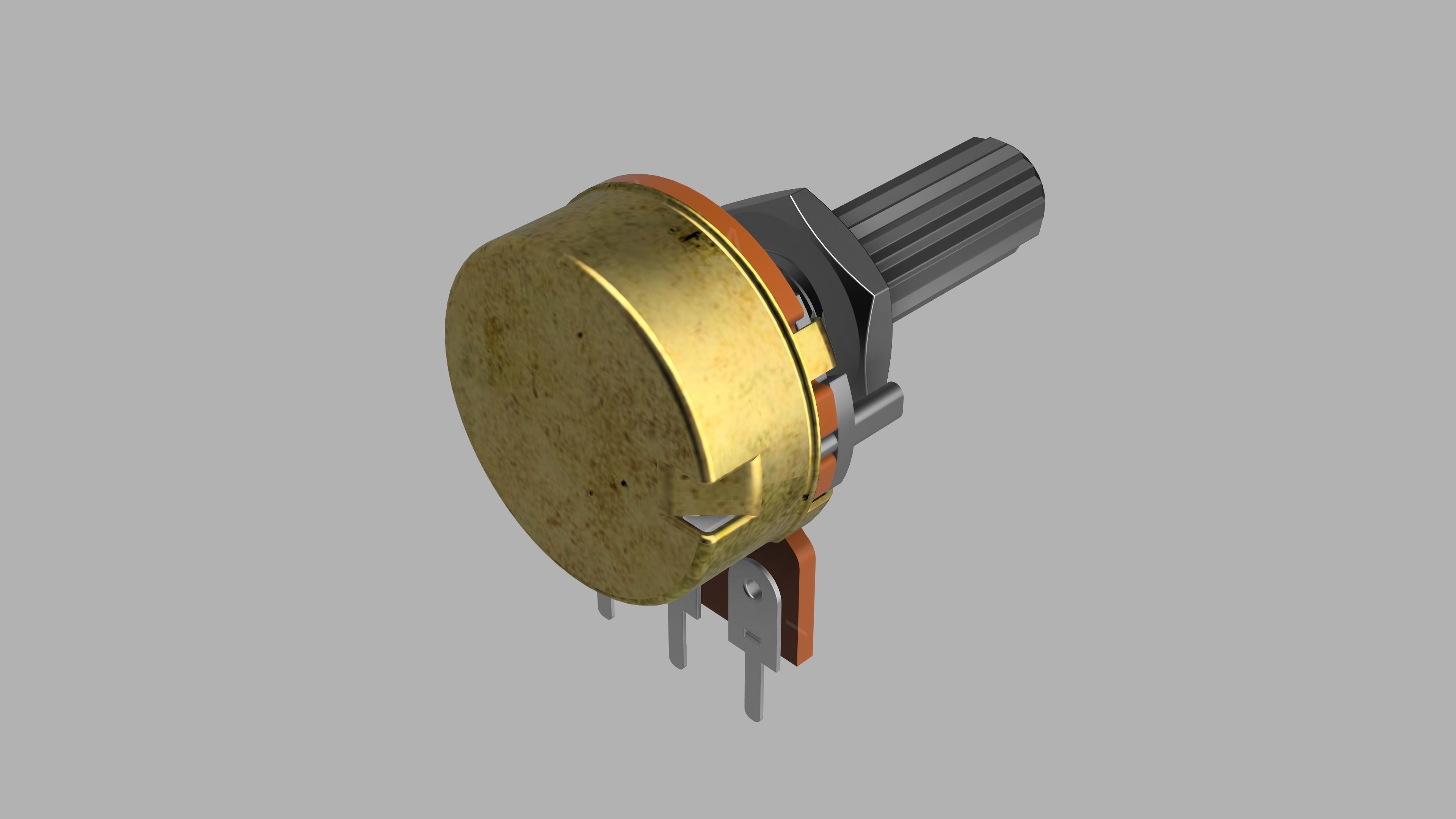 10K Potentiometer without PCB Board 3D model 3D printable | CGTrader