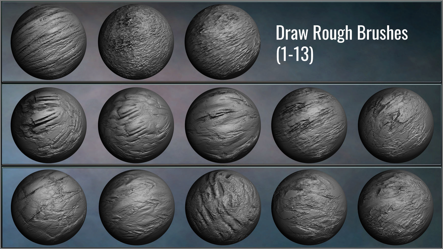 Stone Maker for ZBrush 171 ZBrush Brushes And 50 Alphas Texture | CGTrader