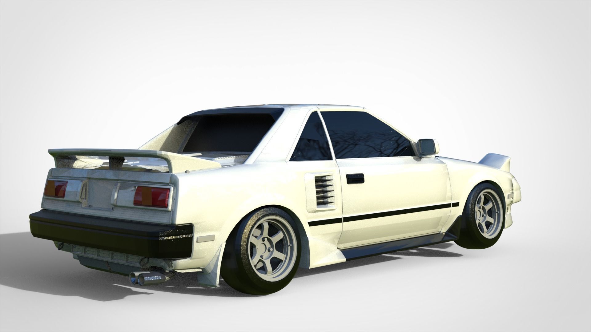TOYOTA MR2 AW11 3D model 3D printable | CGTrader