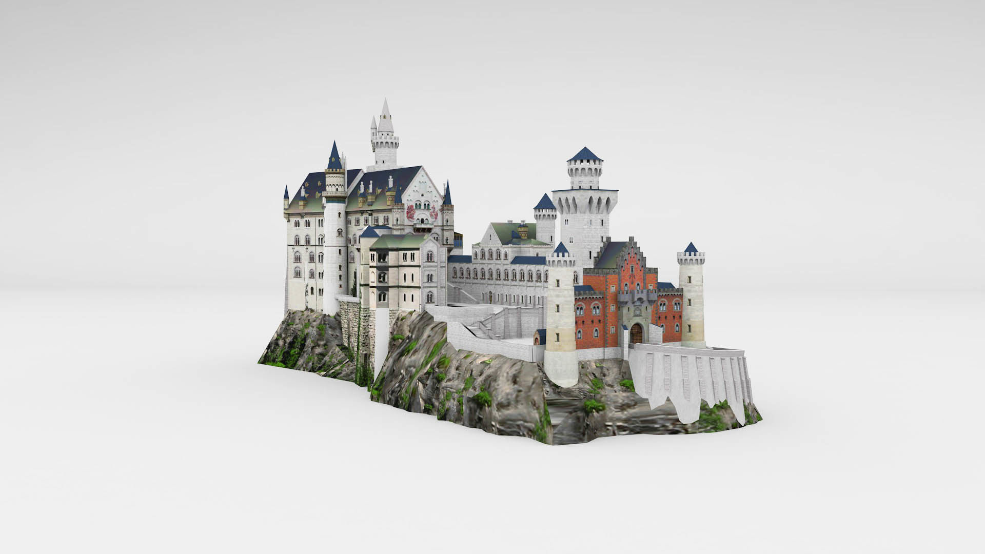 Schloss Neuschwanstein Castle 3D model | CGTrader