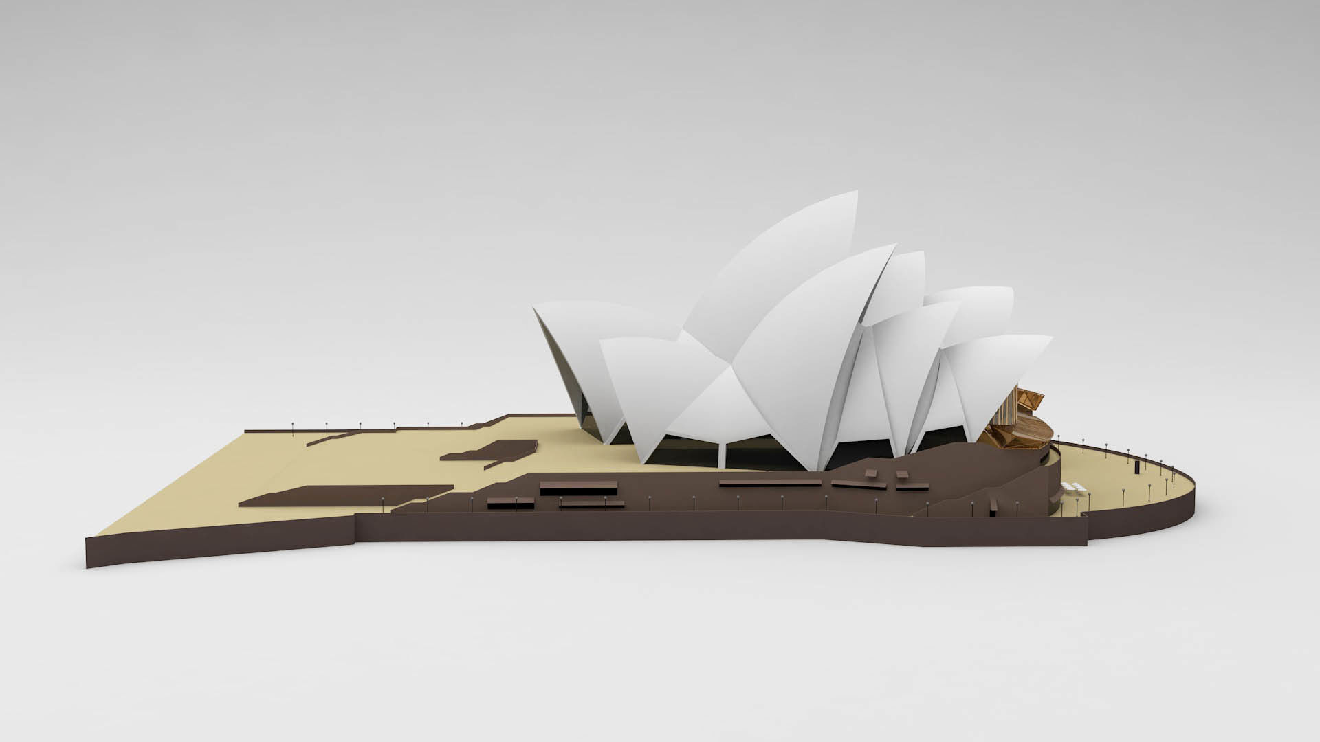 Sidney Opera House 3D model | CGTrader
