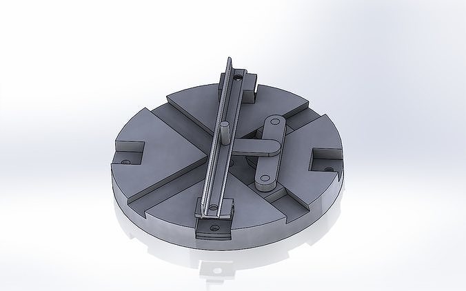rotaional to bi-linear mechanism 3D model | CGTrader