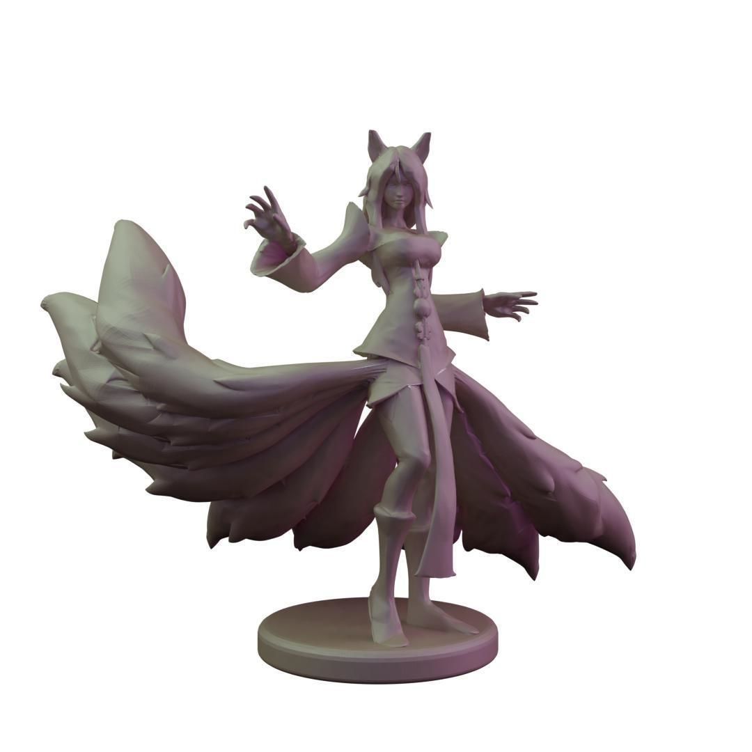 Ahri from League of Legends 3D model 3D printable | CGTrader