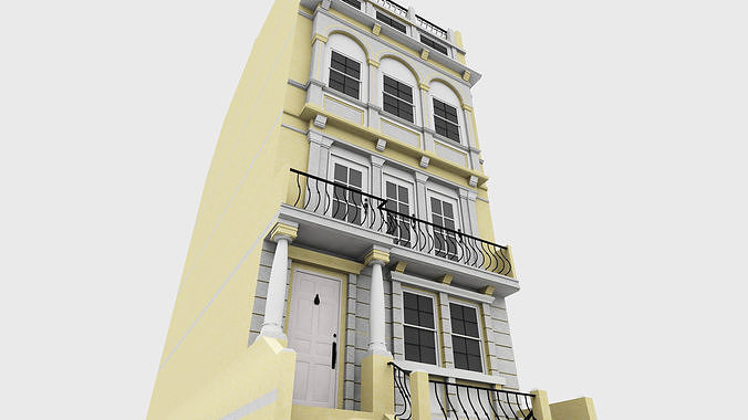 Classic Townhouse 3D model | CGTrader