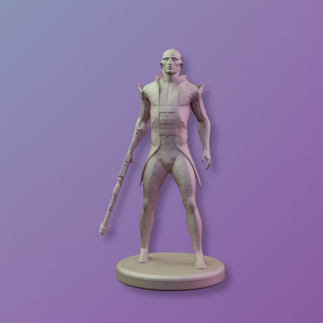 Drell From Mass Effect 3d Model 3d Printable Cgtrader 3877