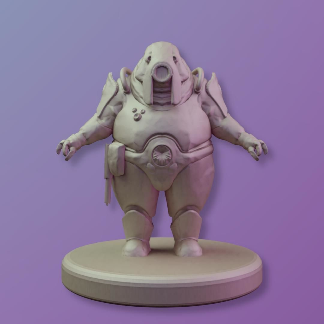 Volus from Mass Effect 3D model 3D printable | CGTrader