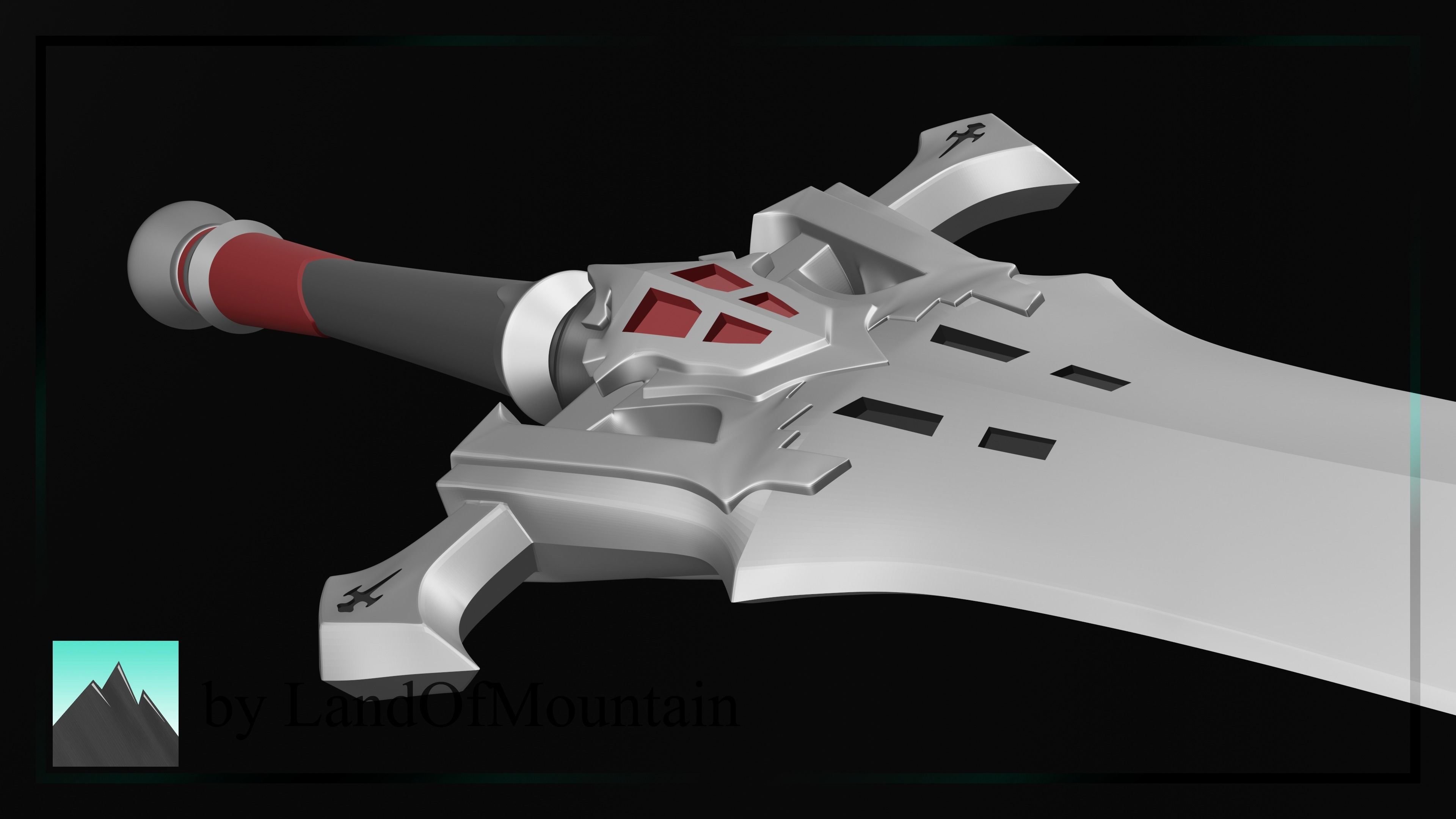 Final Fantasy XVI - Clive Rosfield - Invictus Sword 3D model 3D ...