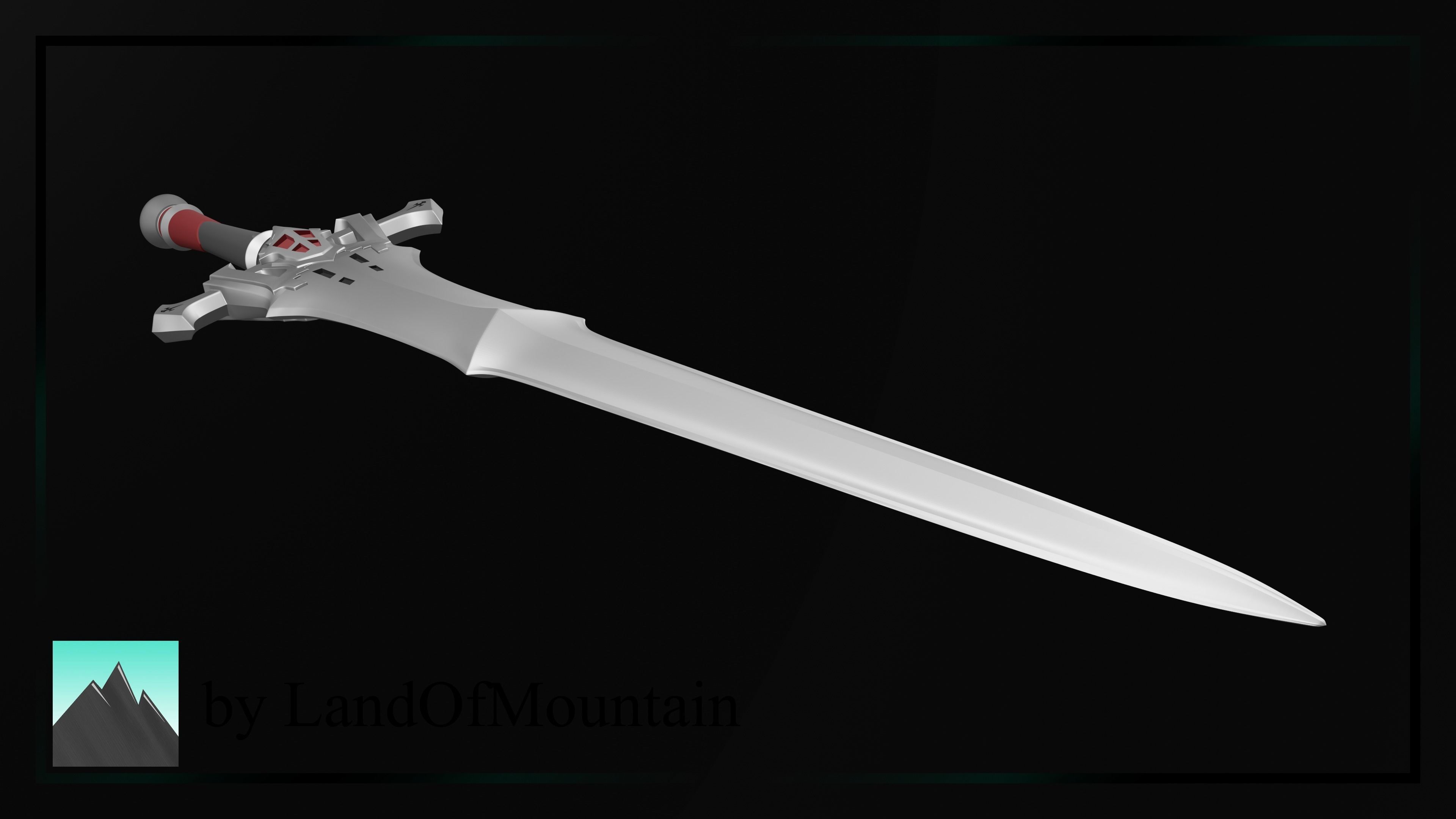 Final Fantasy XVI - Clive Rosfield - Invictus Sword 3D model 3D ...