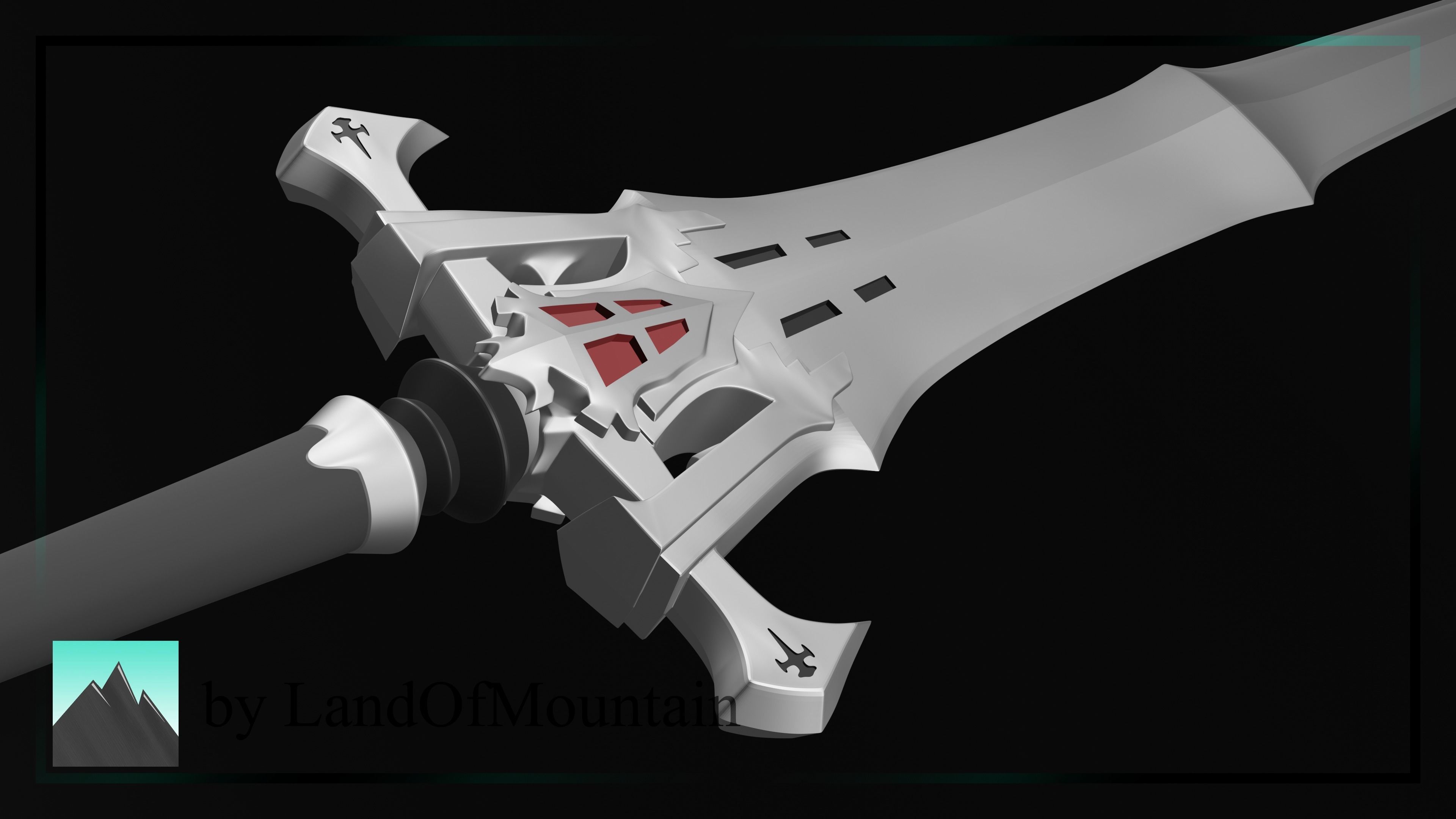 Final Fantasy XVI - Clive Rosfield - Invictus Sword 3D model 3D ...
