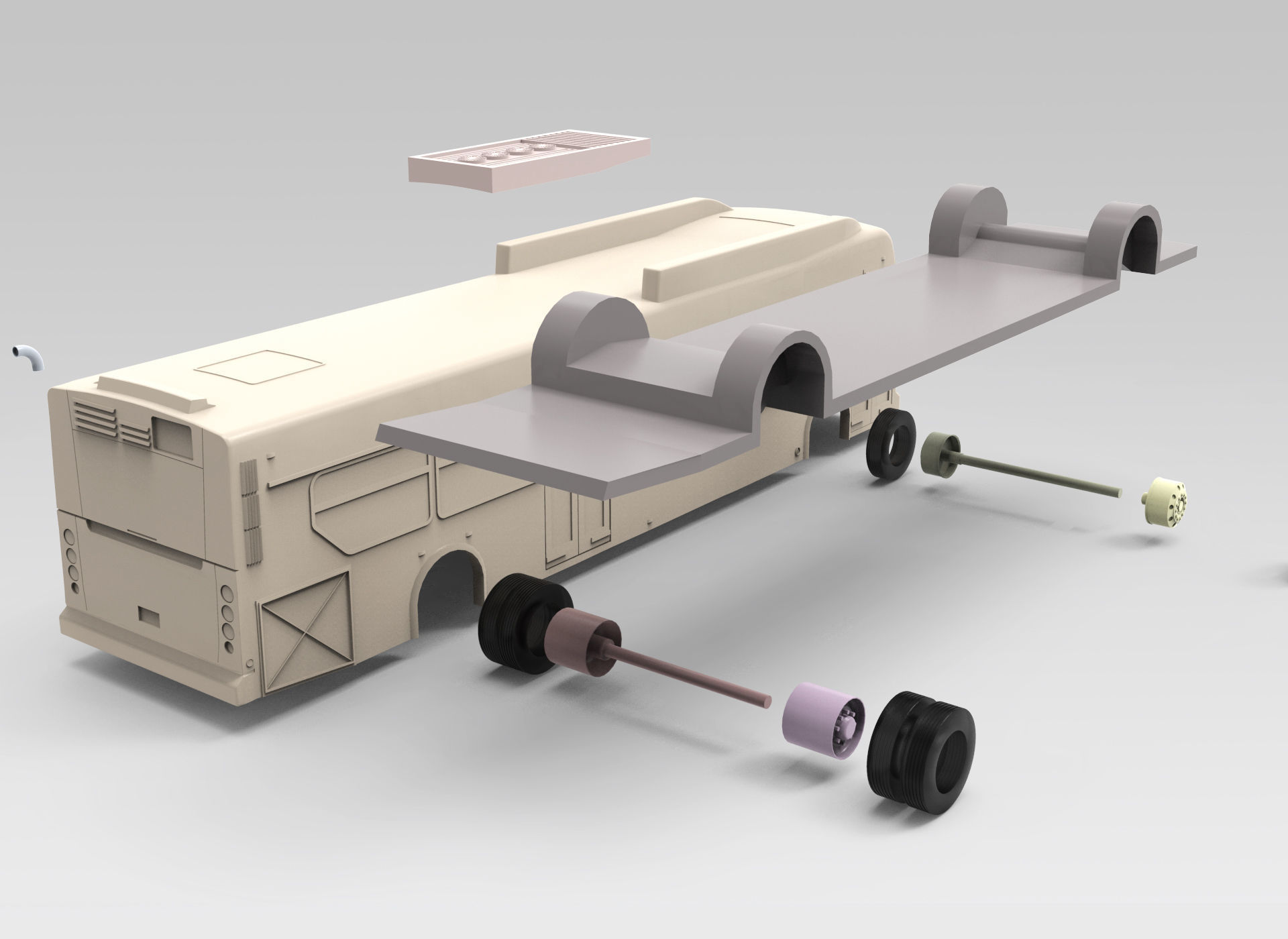 MTA New York City Bus printable 3D model 3D printable | CGTrader