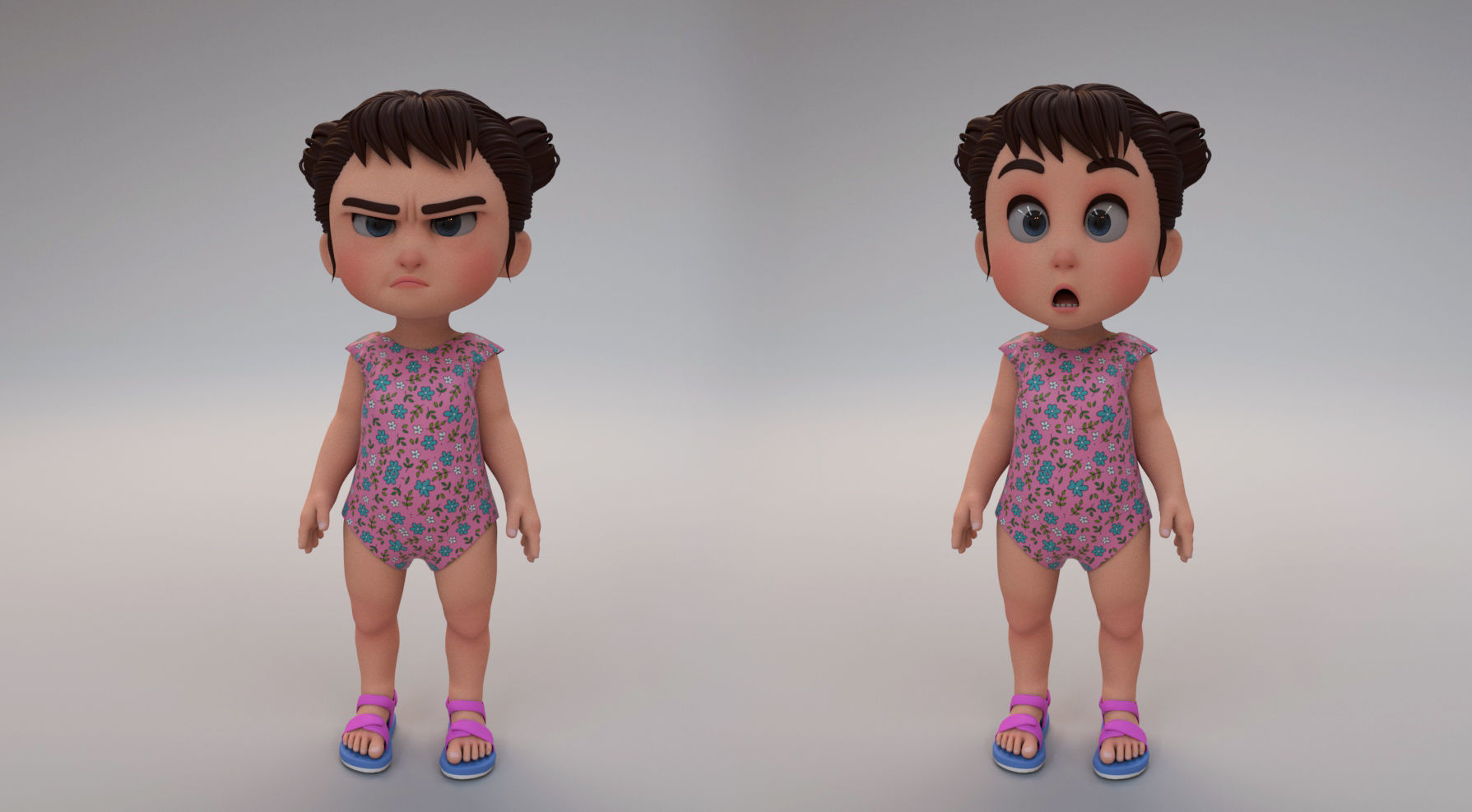 cartoon kids 3D Model Collection | CGTrader