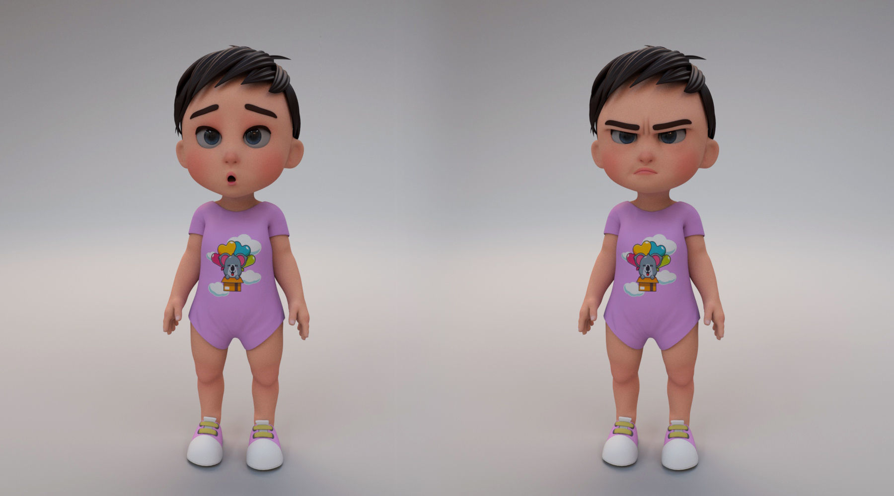 cartoon kids 3D Model Collection | CGTrader