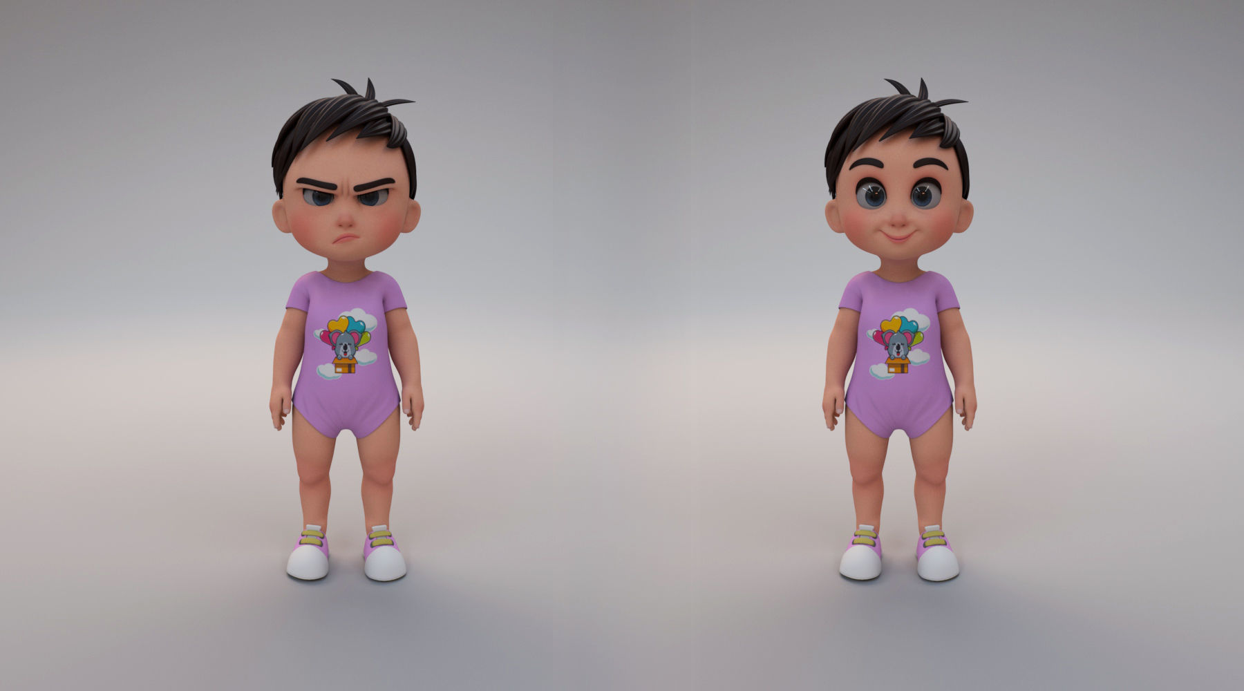 cartoon kids 3D Model Collection | CGTrader