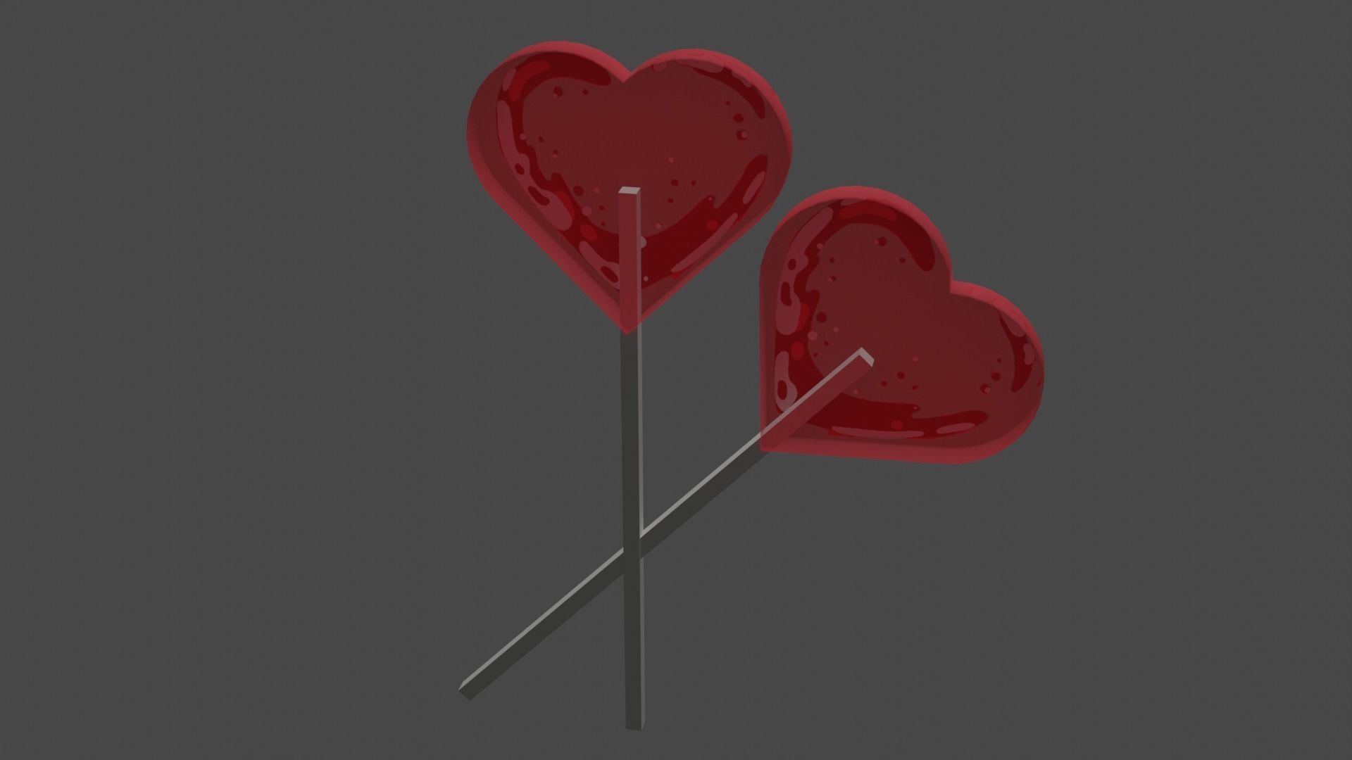 3D model Valentines Lollipop VR / AR / low-poly | CGTrader