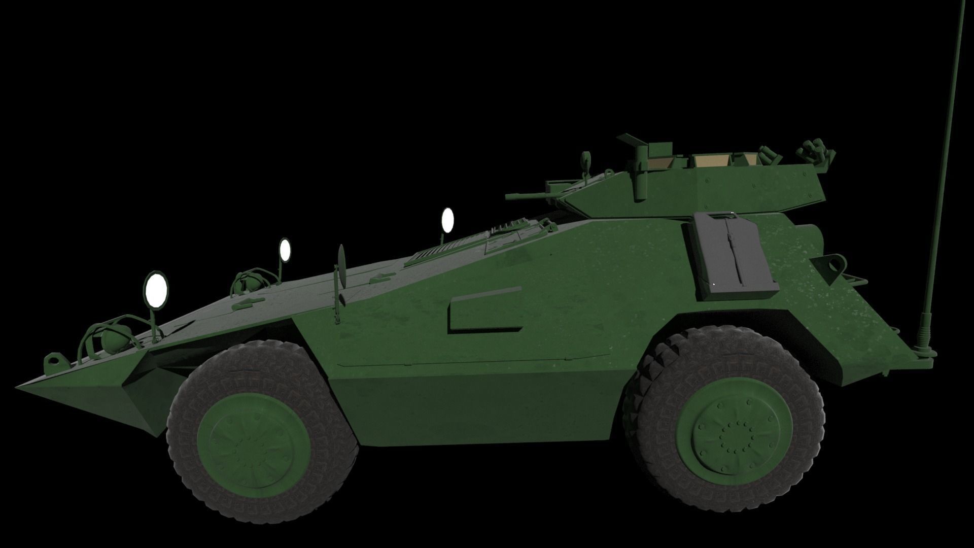 Cadillac Gage Commando Scout 3D model | CGTrader