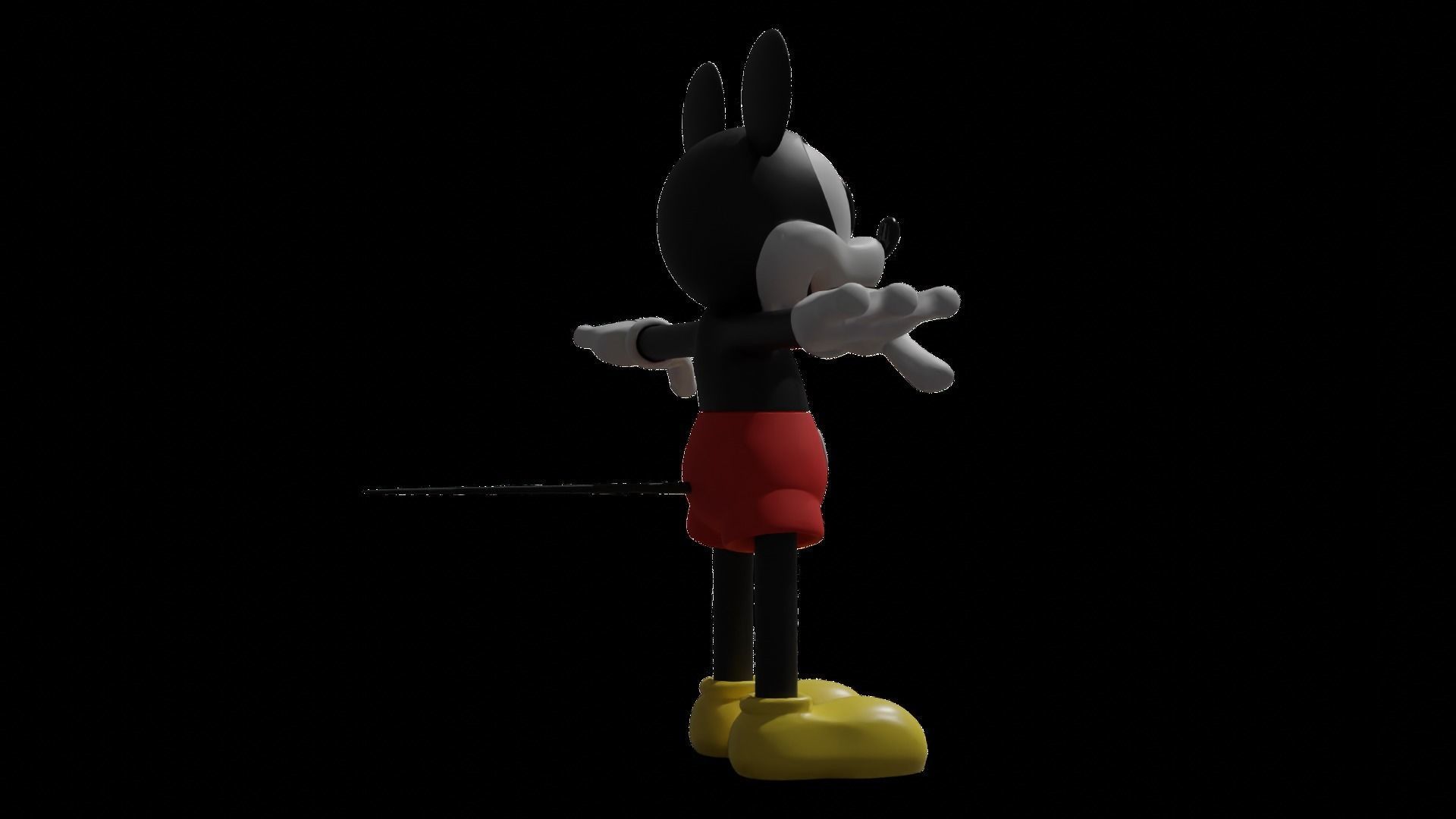 Mickey Mouse 3D model rigged | CGTrader