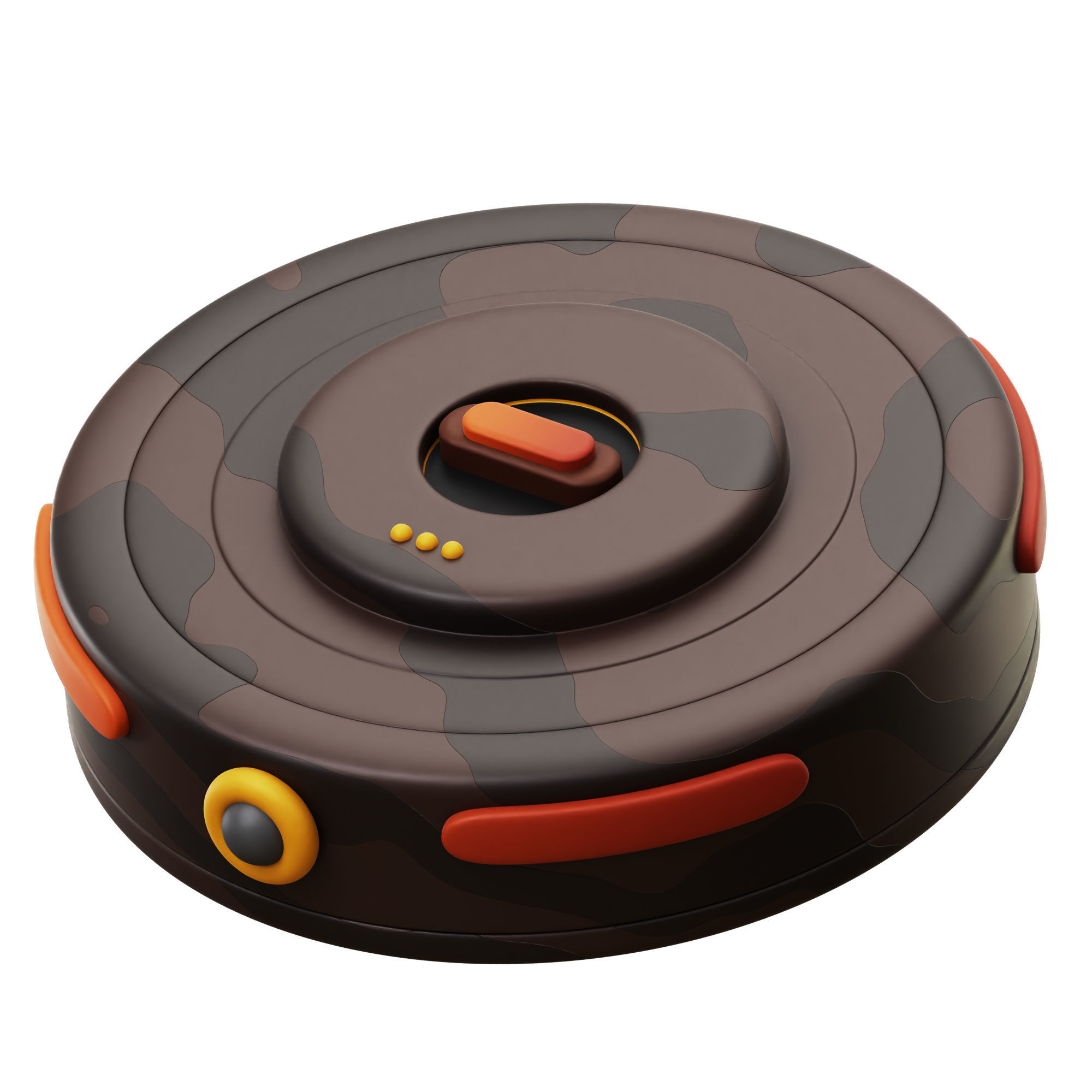 3D model 3D Army Land Mine VR / AR / low-poly | CGTrader