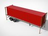 Container trailer 3D model | CGTrader